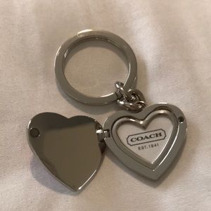 Coach | Accessories | Coach Signature Heart Photo Locket Key Chain ...